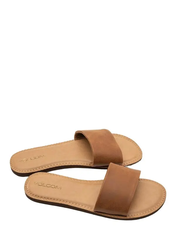 Volcom Simple Slides - Tan