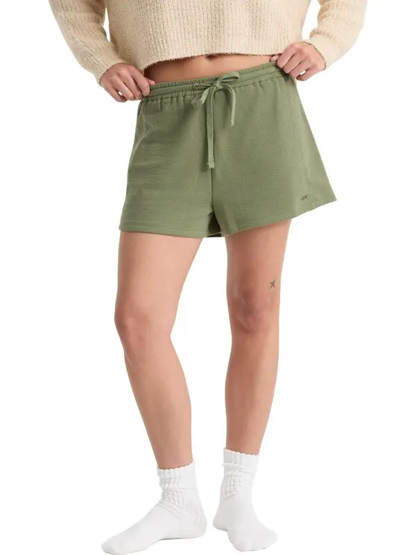 Volcom Fleece Terry Shorts - Moss Stone
