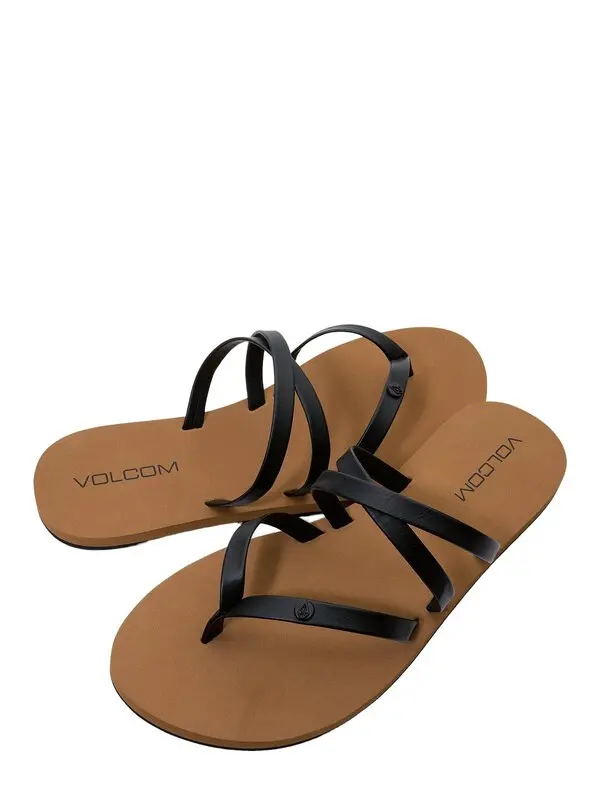 Volcom Easy Breezy Ii Sandals - Black