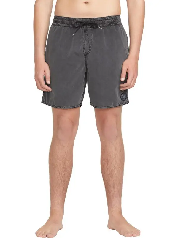 Volcom Center Elastic Waist 17" Trunks - Black