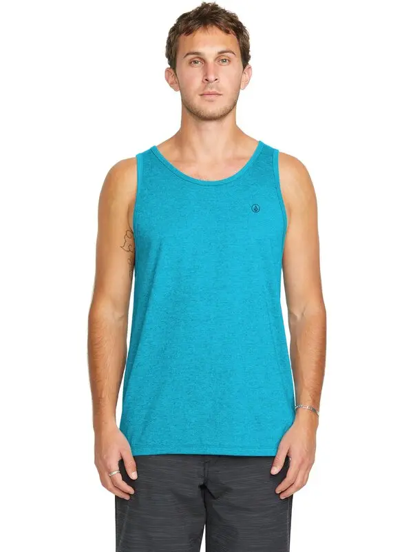 Volcom Solid Heather Tank - Bay Blue Heather