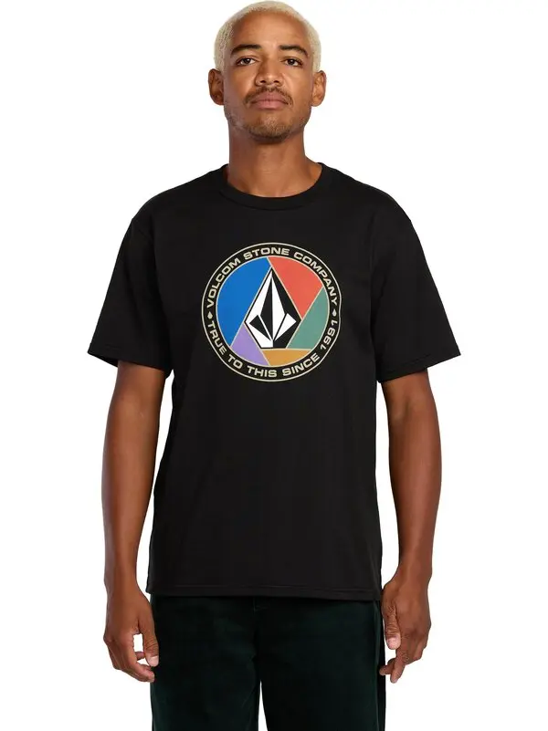 Volcom Circle Stone Short Sleeve Tee - Black