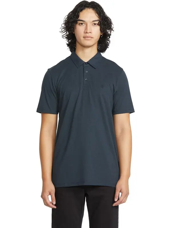 Volcom Wowzer Polo Short Sleeve Shirt - Navy