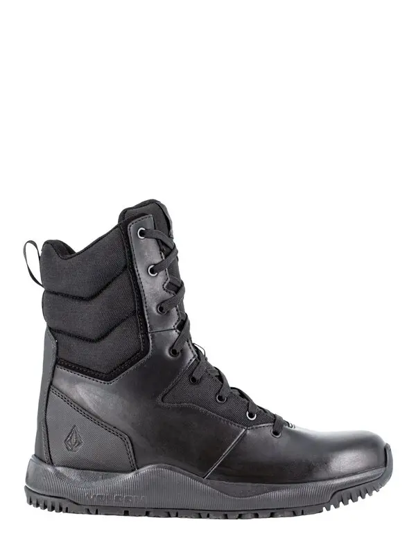 Volcom Street Shield Tactical Boots With Side Zipper - Black