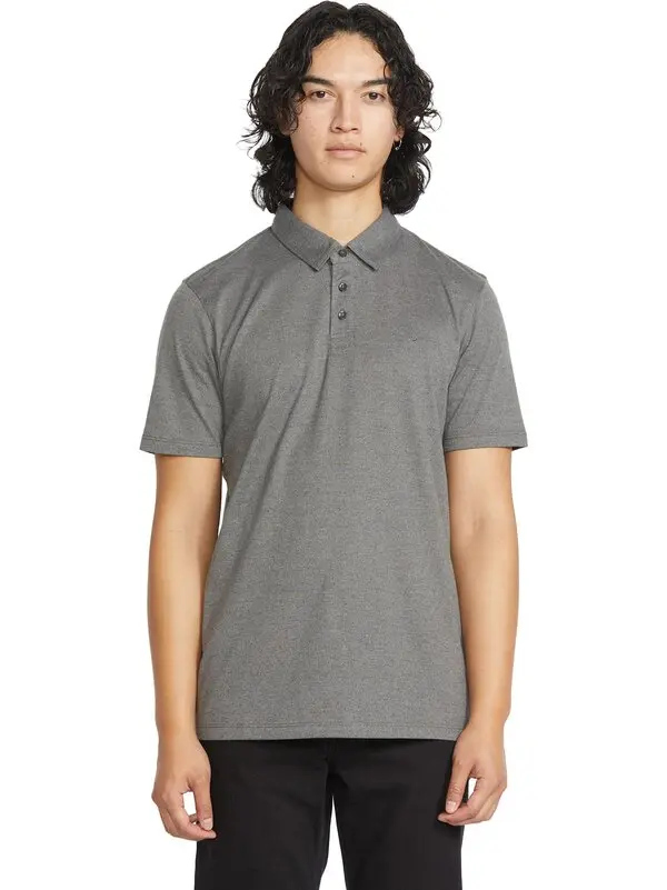 Volcom Wowzer Polo Short Sleeve Shirt - Stealth