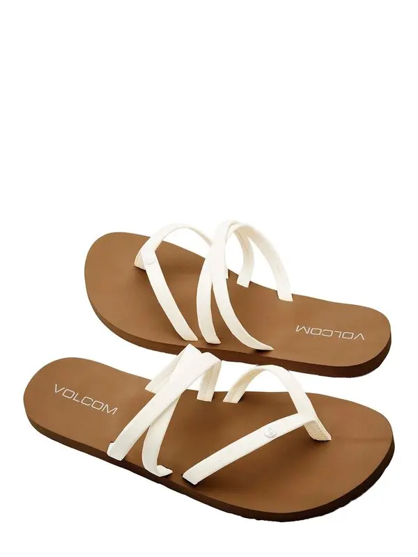 Volcom Easy Breezy Ii Sandals - White