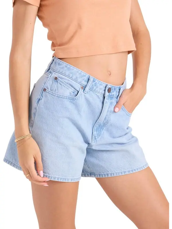 Volcom Low-rise Denim Shorts - Blue Bird