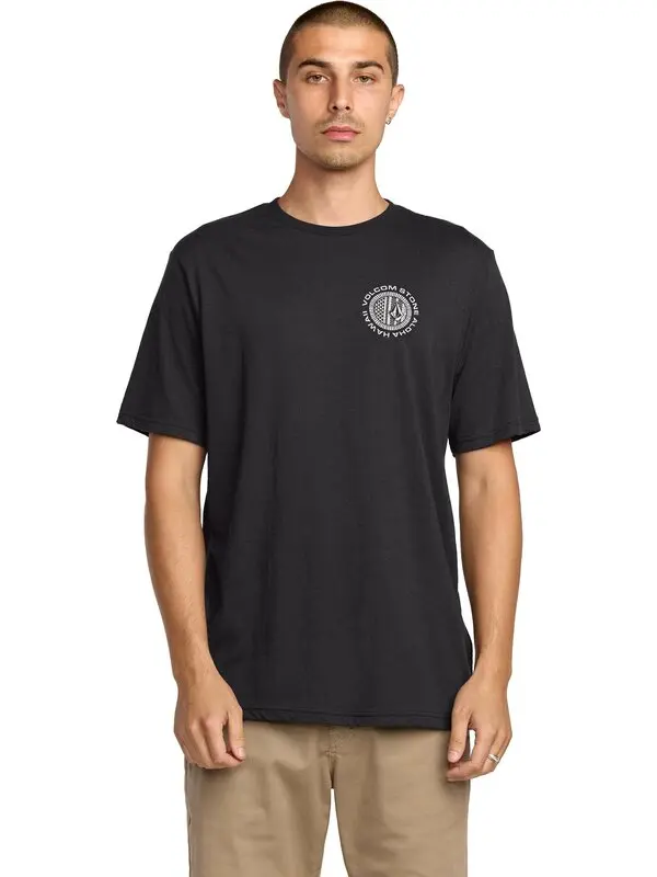 Volcom Oceanic Short Sleeve Tee - Washed Black Heather