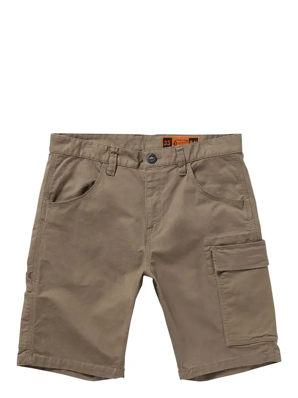 Volcom Caliper Ii Relaxed Work Shorts - Brindle