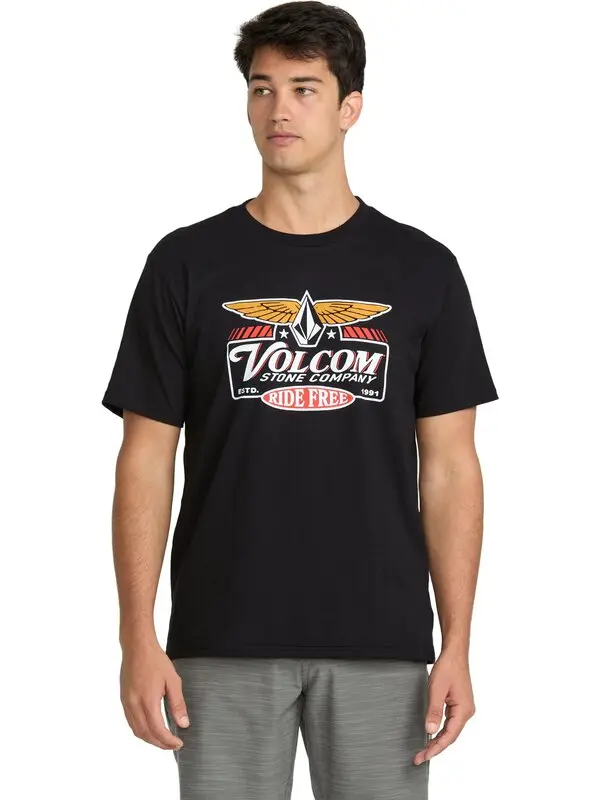 Volcom Revel Short Sleeve Tee - Black