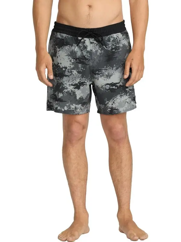 Volcom Lido Print 16 Trunks - Black