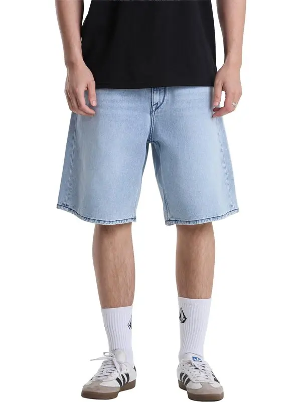 Volcom Billow Denim 22 Shorts - Dust Bowl Indigo