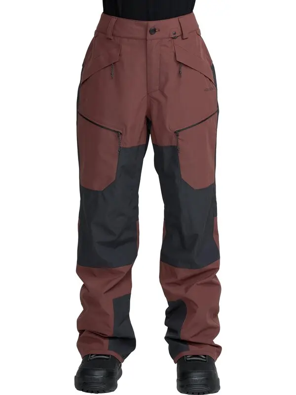 Volcom Stone Mica 20k Pants - Oxblood