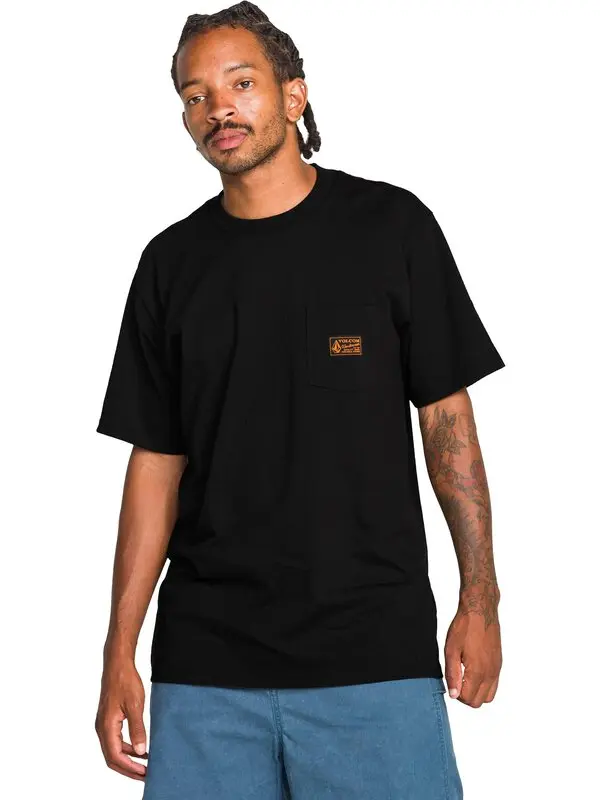 Volcom Workwear Certifico Short Sleeve Tee - Black