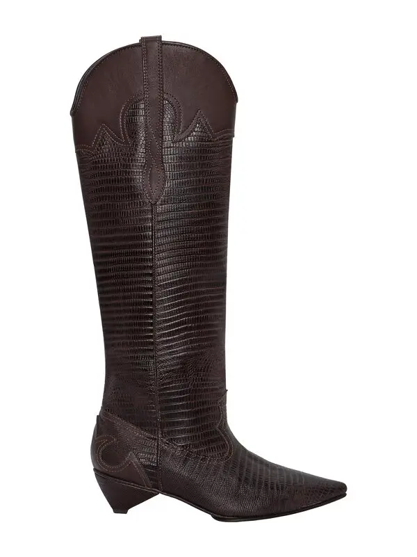 Johanna Ortiz Knee High Boots - Brown
