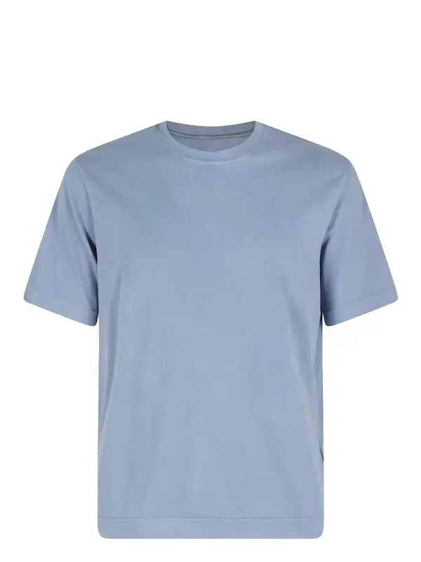 CIRCOLO 1901 Ribbed Crew-neck T-shirt - Blue