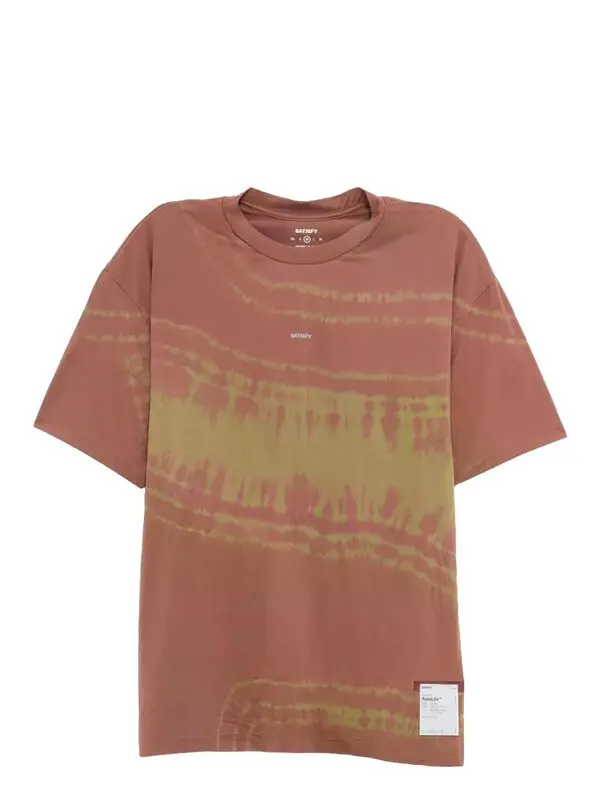 Satisfy Patch-detail T-shirt - Brown