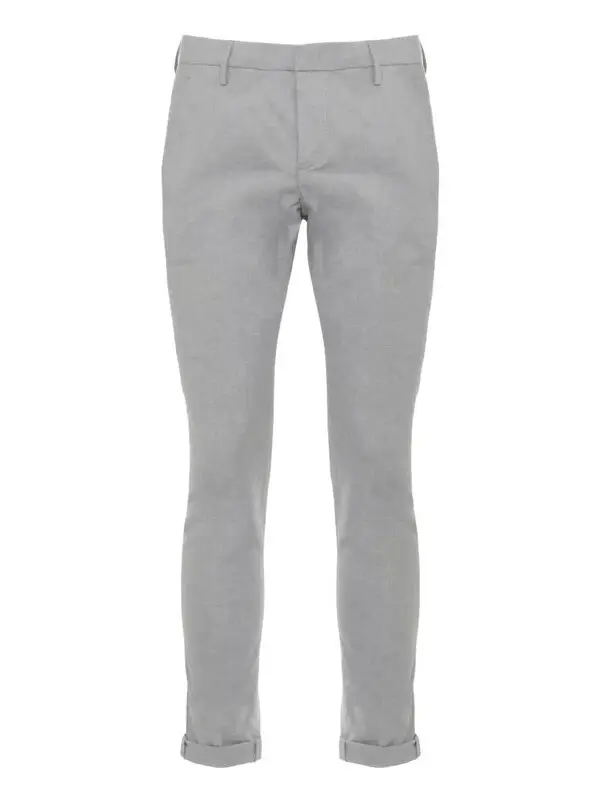 DONDUP Button-detail Trousers - Grey
