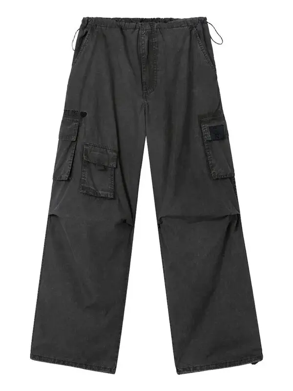 Izzue Cargo-pocket Trousers - Black