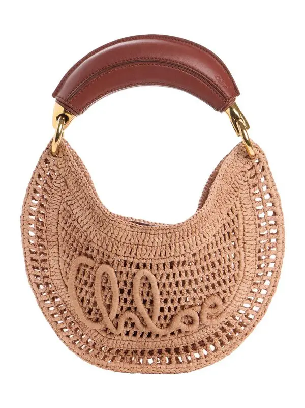 Chloé Raffia Hobo Handbag - Summery Beige