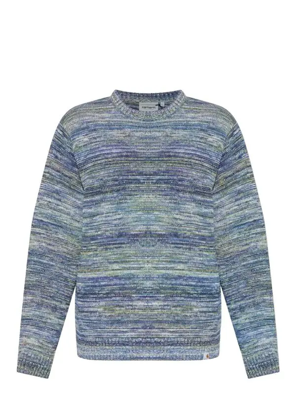 Carhartt Work In Progress Striped Knit Sweater - Blue