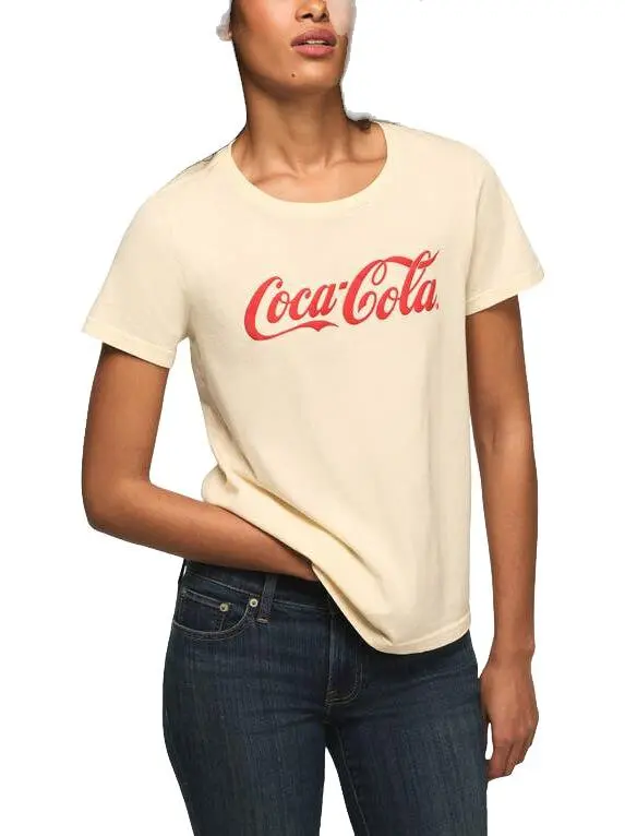 Lucky Brand Coca-cola® Cotton Graphic T-shirt - Whitecap Gray