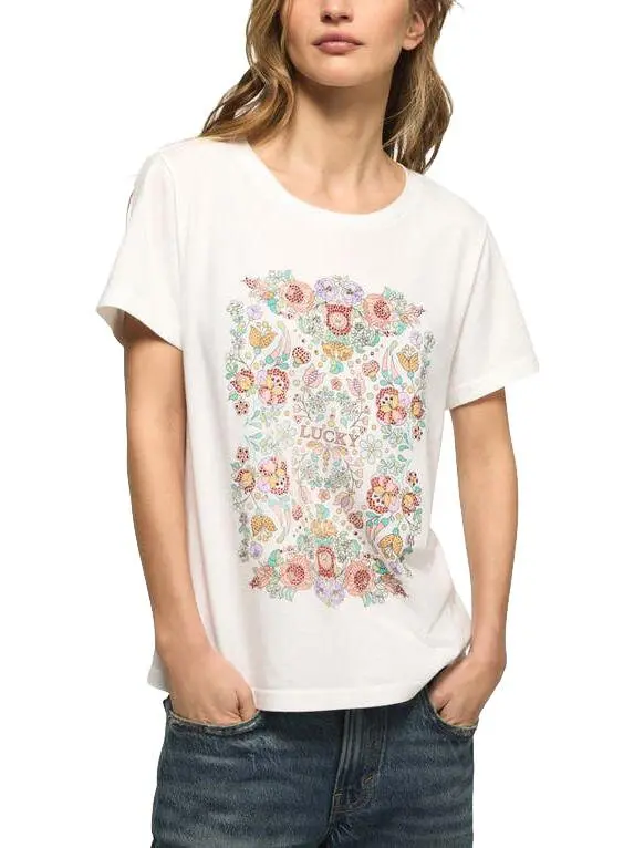 Lucky Brand Graphic T-shirt - Bright White