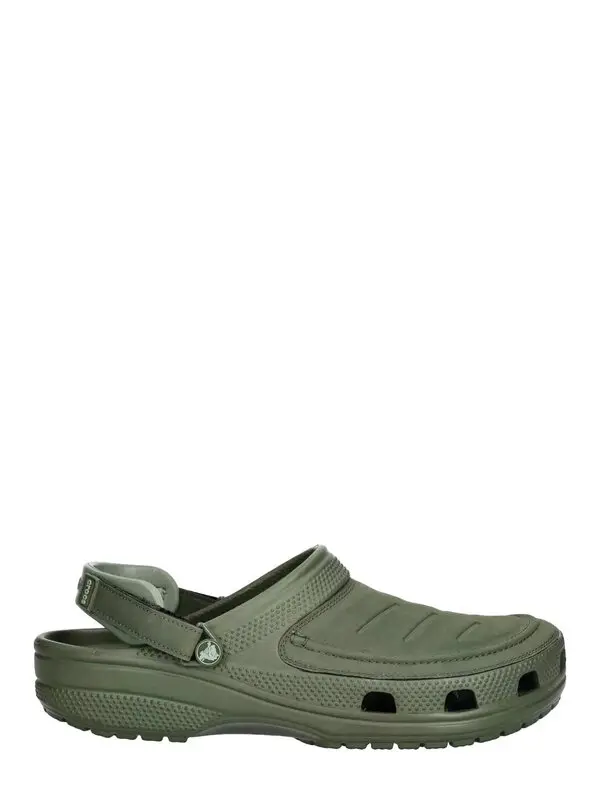 CROCS Adjustable Strap Slides - Green