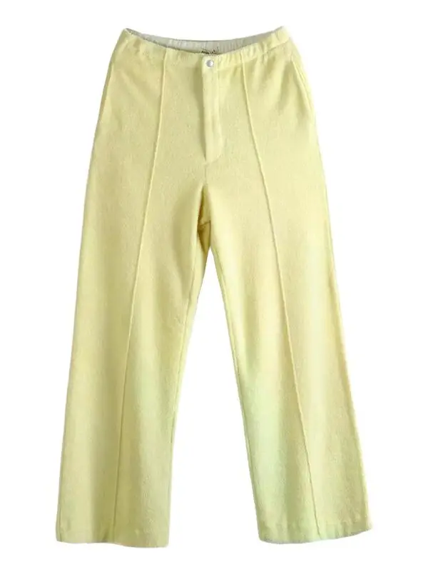 Auralee Seamed Trousers - Yellow