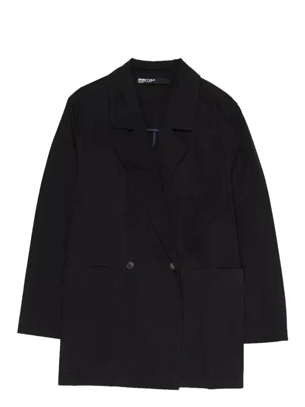 Bimba Y Lola Double-breasted Blazer - Black