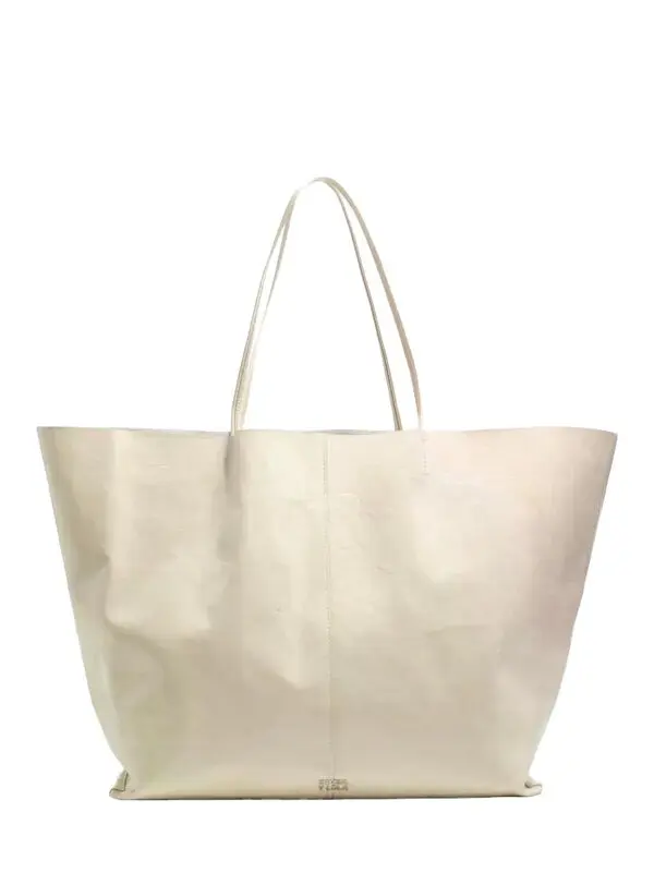 Bimba Y Lola Seam-detail Tote Bag - Neutrals