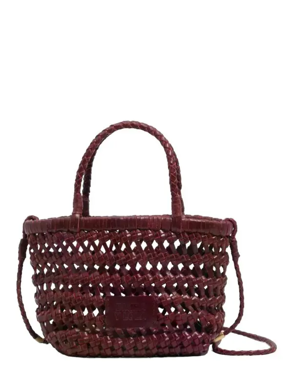 Bimba Y Lola Braided Mini Tote Bag - Red