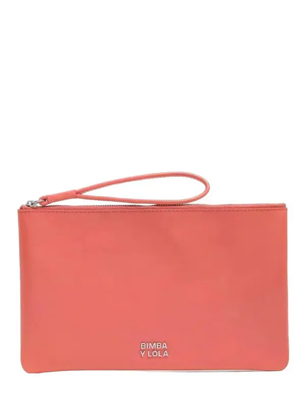 Bimba Y Lola Zip-fastening Makeup Bag - Orange