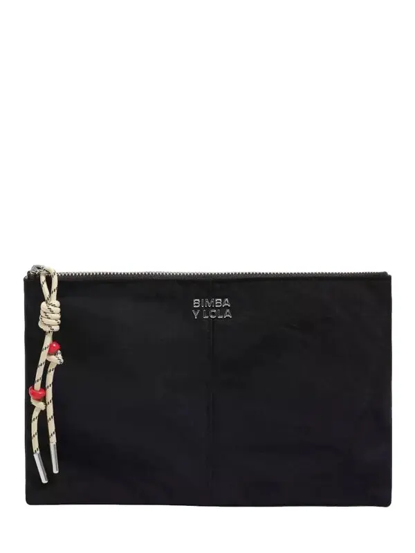 Bimba Y Lola Rope-detail Makeup Bag - Grey