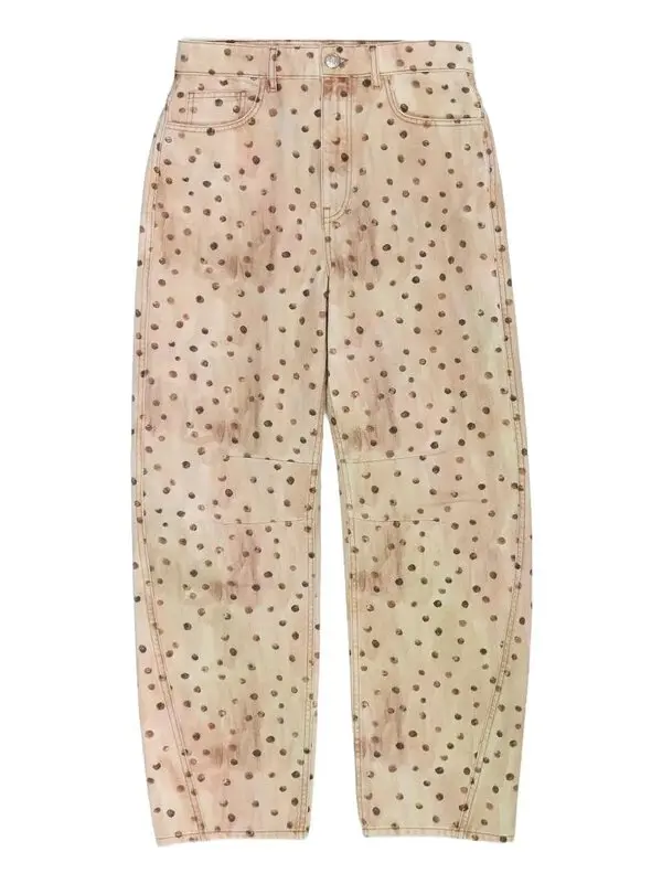 Bimba Y Lola Polka-dot Print Trousers - Brown