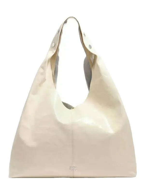Bimba Y Lola Large Paper Bikini Shoulder Bag - Neutrals