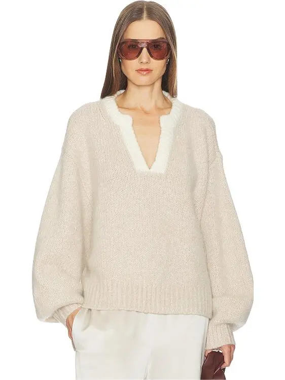 SRG Caylea Oversized Sweater - Oatmeal