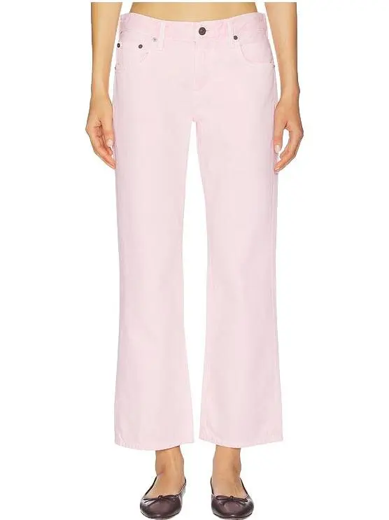 Citizens Of Humanity Faye Vintage Straight Jeans - Pale Coral