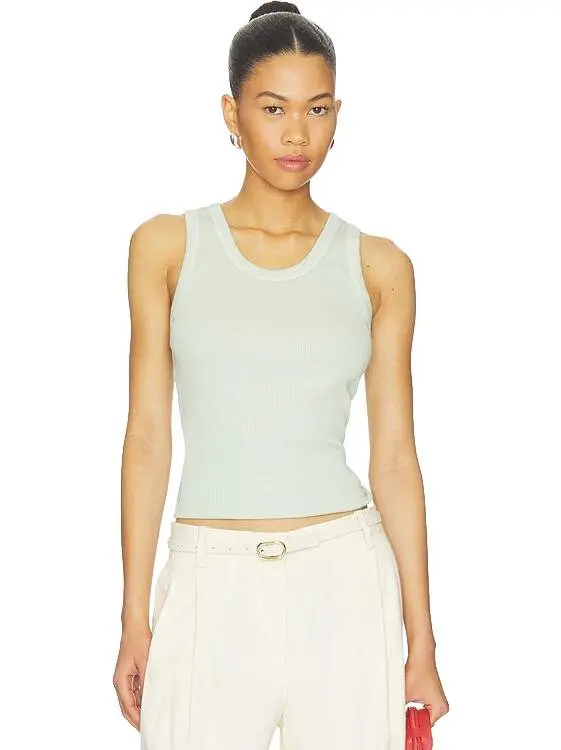 AGOLDE Poppy Tank Top - Mint Cream
