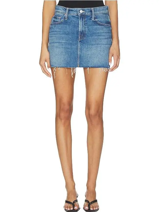MOTHER The Ditcher Mini Fray Skirt - Heads Or Tails
