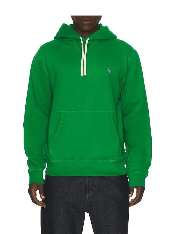 Polo Ralph Lauren Rl Fleece Pullover Hoodie - Cruise Green