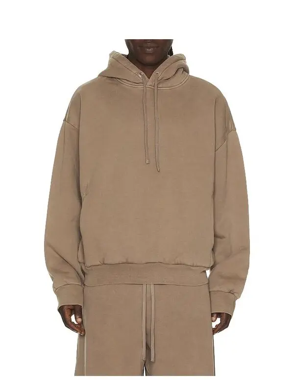 SKIMS Heavyweight Fleece Hoodie - Truffle