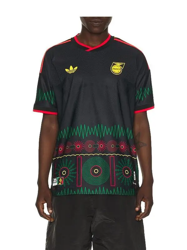 ADIDAS ORIGINALS Jff Jamaica 26 Away World Cup Jersey - Black