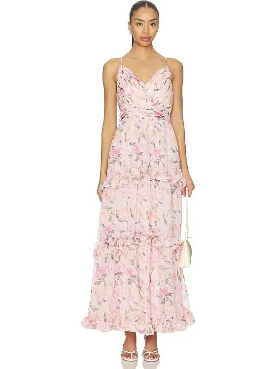 Astr The Label Ayanna Dress - Pink Floral