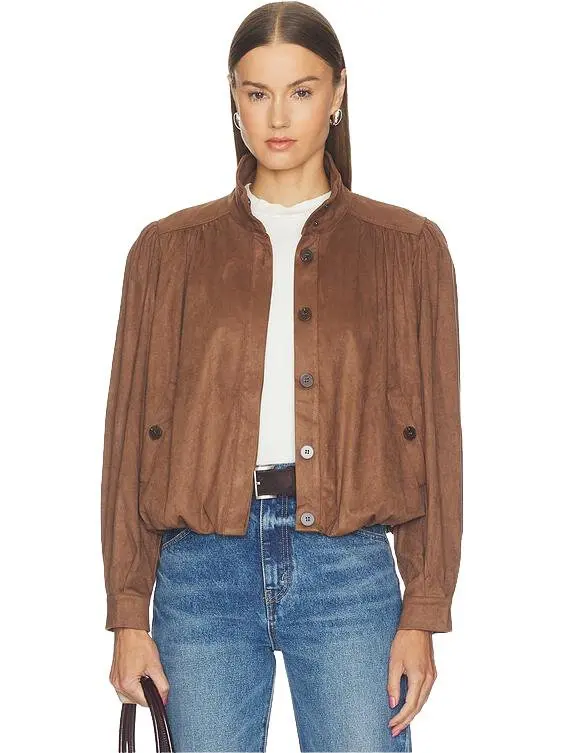 Astr The Label Estero Jacket - Coffee