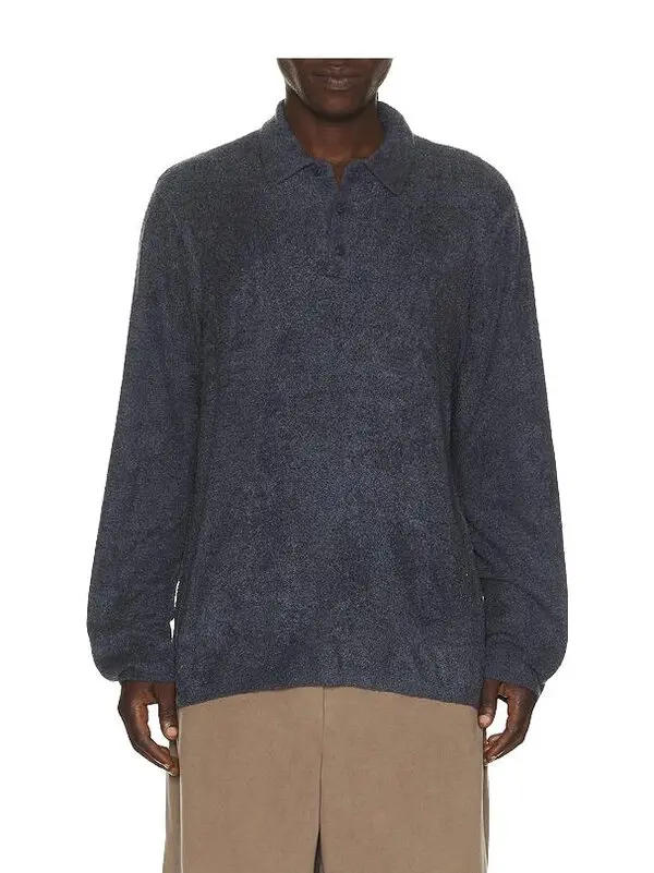Barefoot Dreams Polo In Blue - Indigo