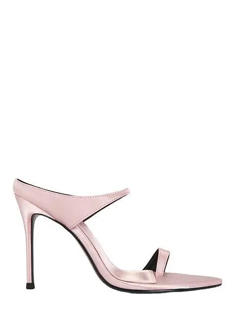 Femme La Donatella Toe Ring Mule - Mauve Pink