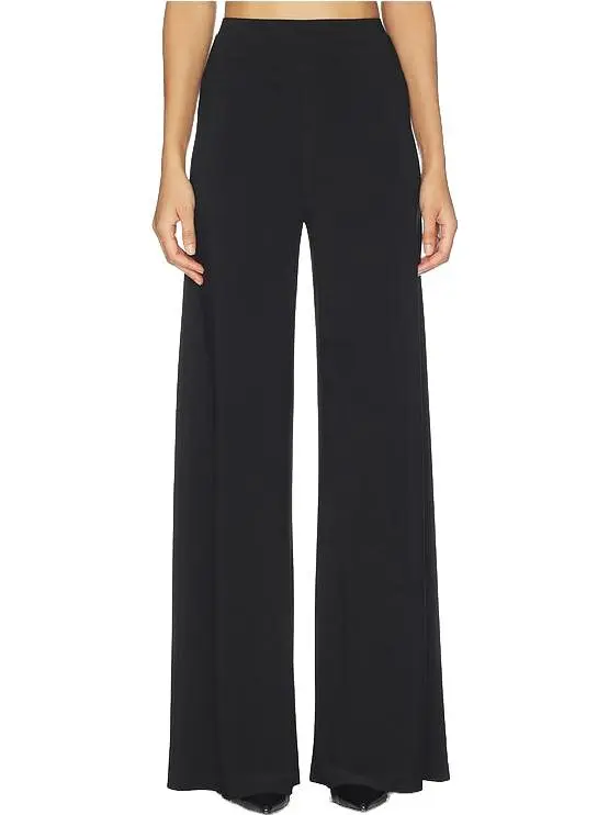 Norma Kamali Lifestyle Bias Pant - Black