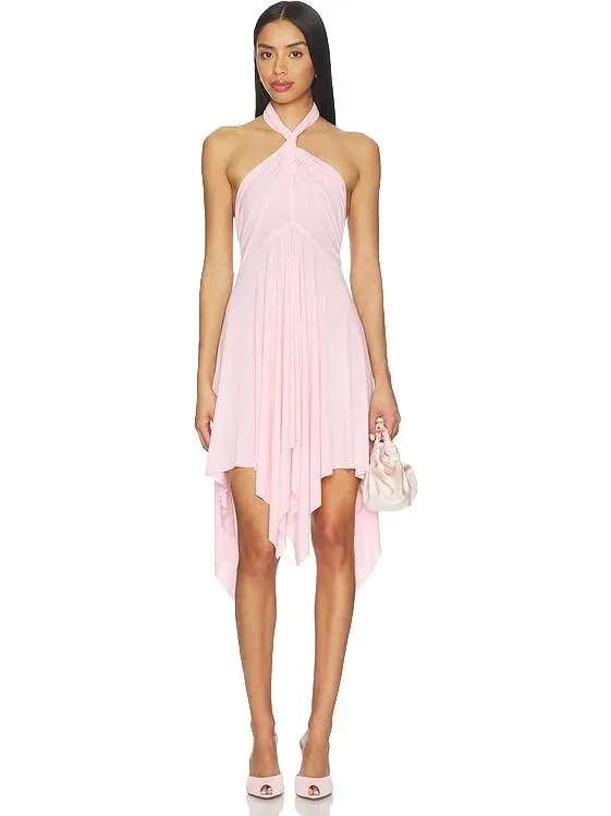 Norma Kamali Convertible Dress - Ballet Pink