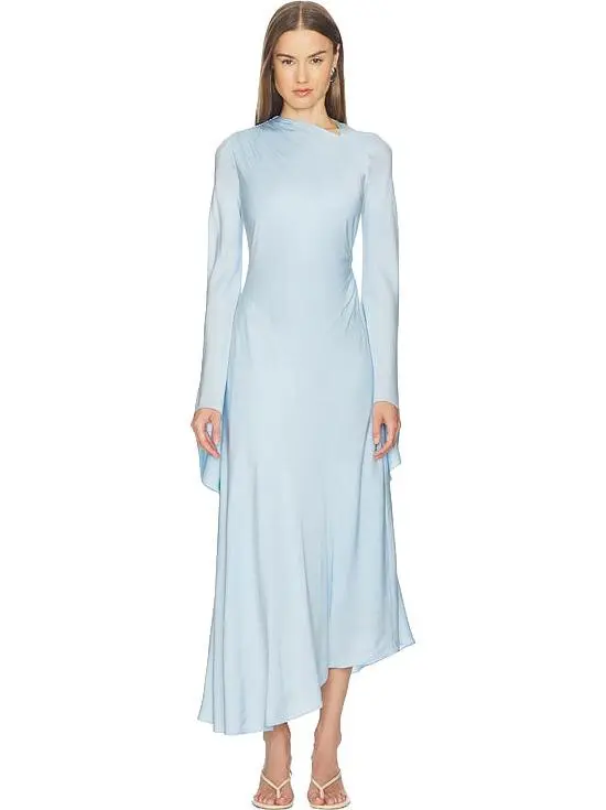 SRG Marlowe Silk Gown - Baby Blue